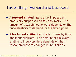 Tax Shifting: Forward and Backward
